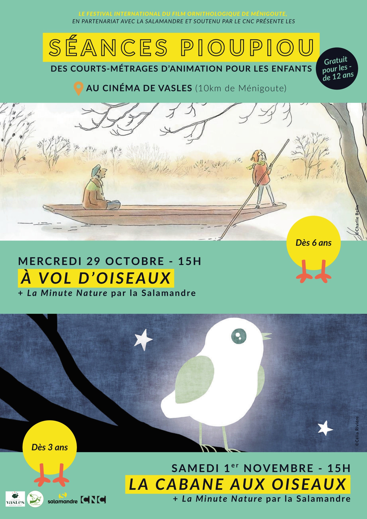 Séance Pioupiou sont proposées à Vasles pour le FIFO - Deux-Sèvres Tourisme